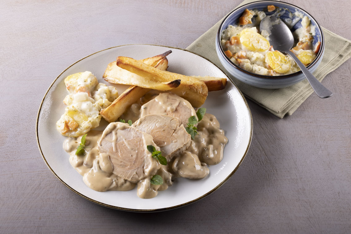 Filet de dinde farci fine champagne - Maïski