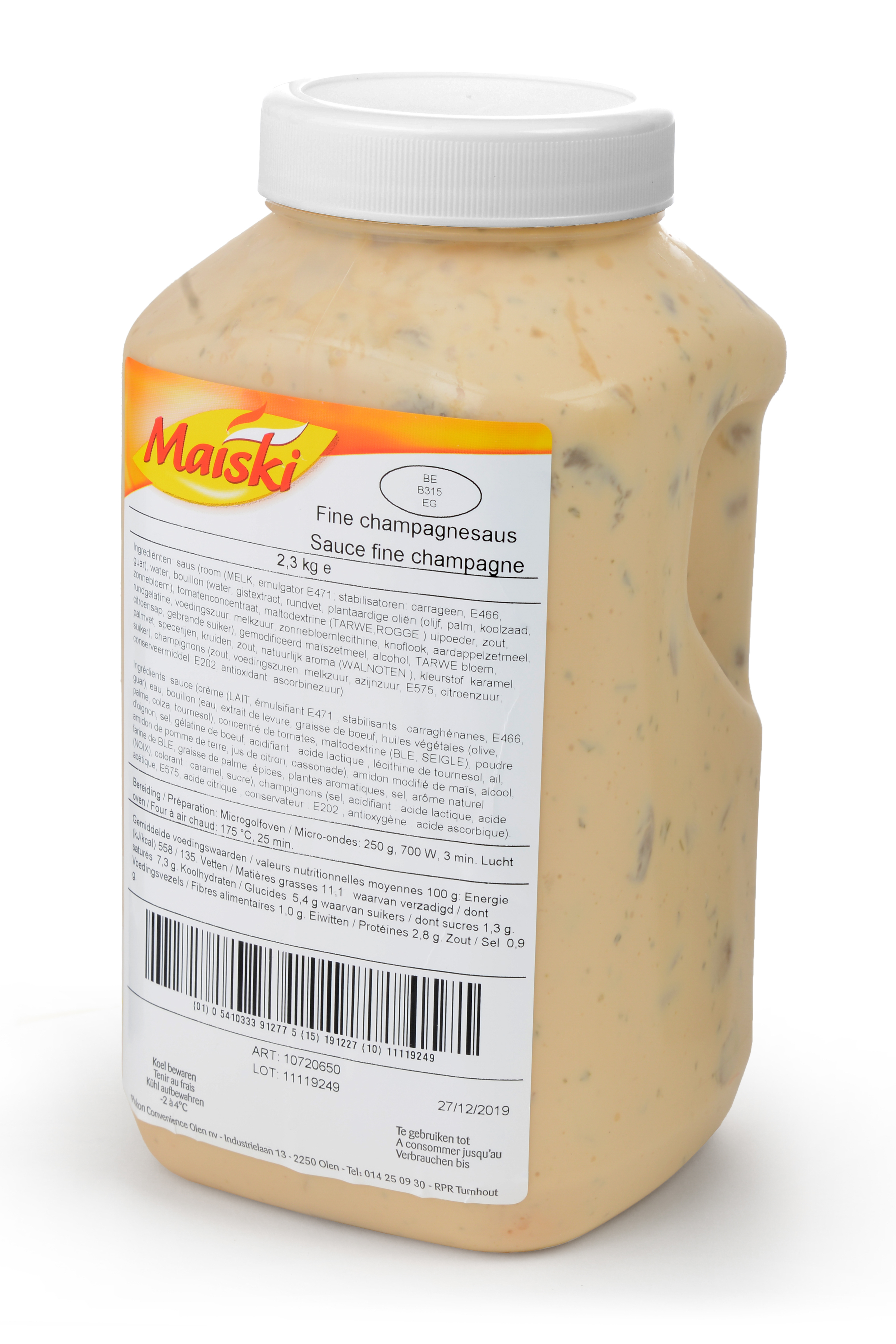 Fine champagnesaus - Maïski