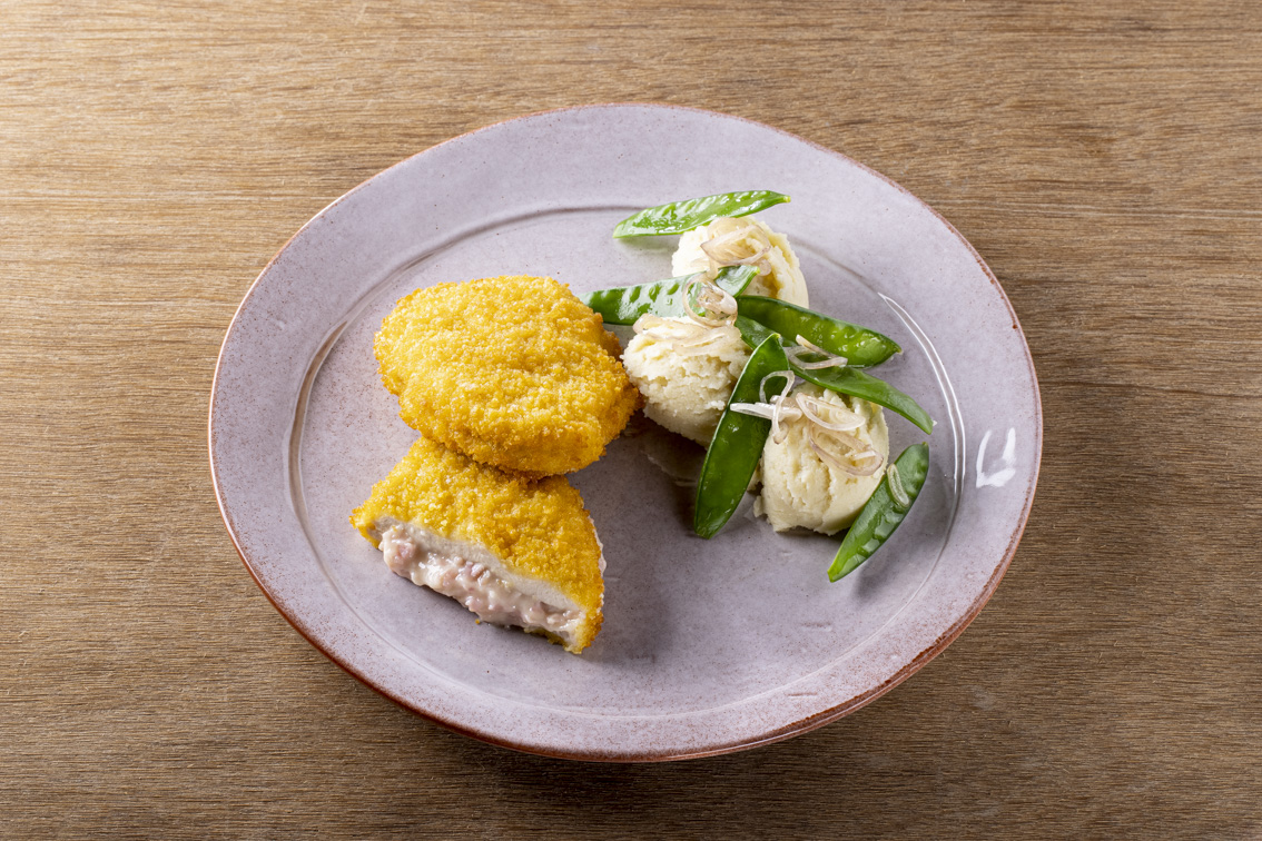 Kip ham en kaas - Maïski