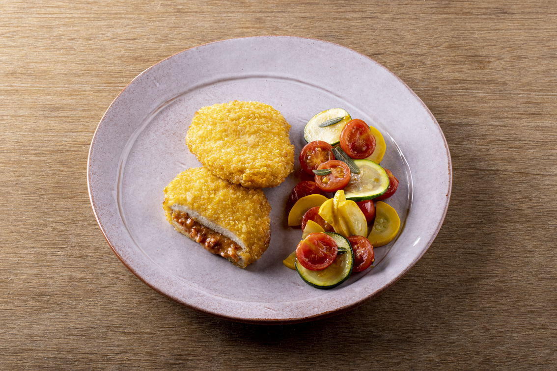 Kip tomaat mozzarella - Maïski