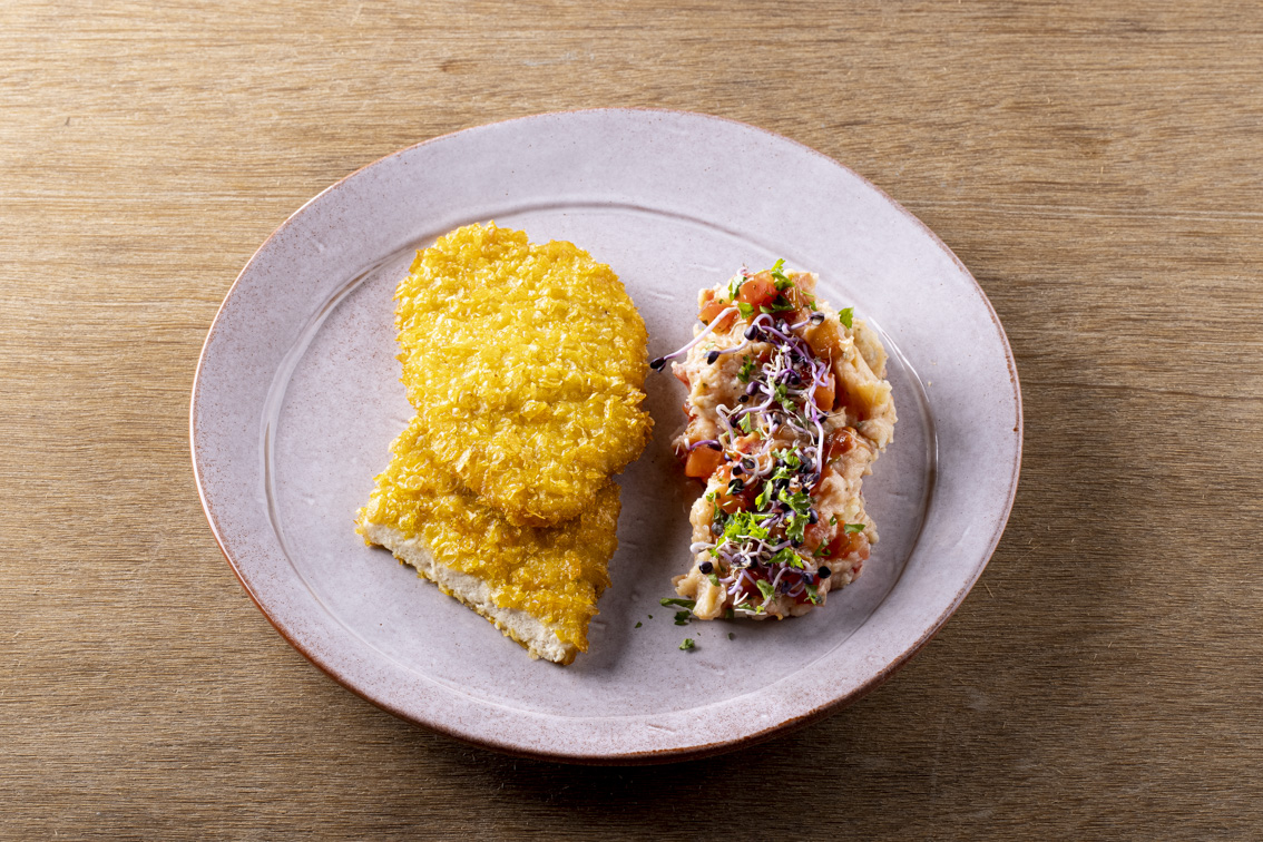 Krokantschnitzel - Maïski